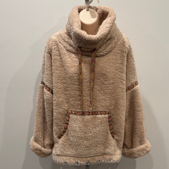Sundance | Sweaters | Sundance Cream Cowl Neck Sweater Xsp Sherpa Boho ...